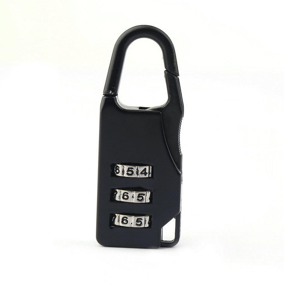 Buy Alloy 3 Dial Safe Number Code Padlock Combination Travel Suitcase ...
