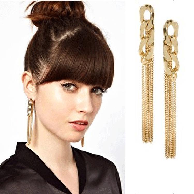 Buy Metallic Earrings Lady Earrings at affordable prices — free ...