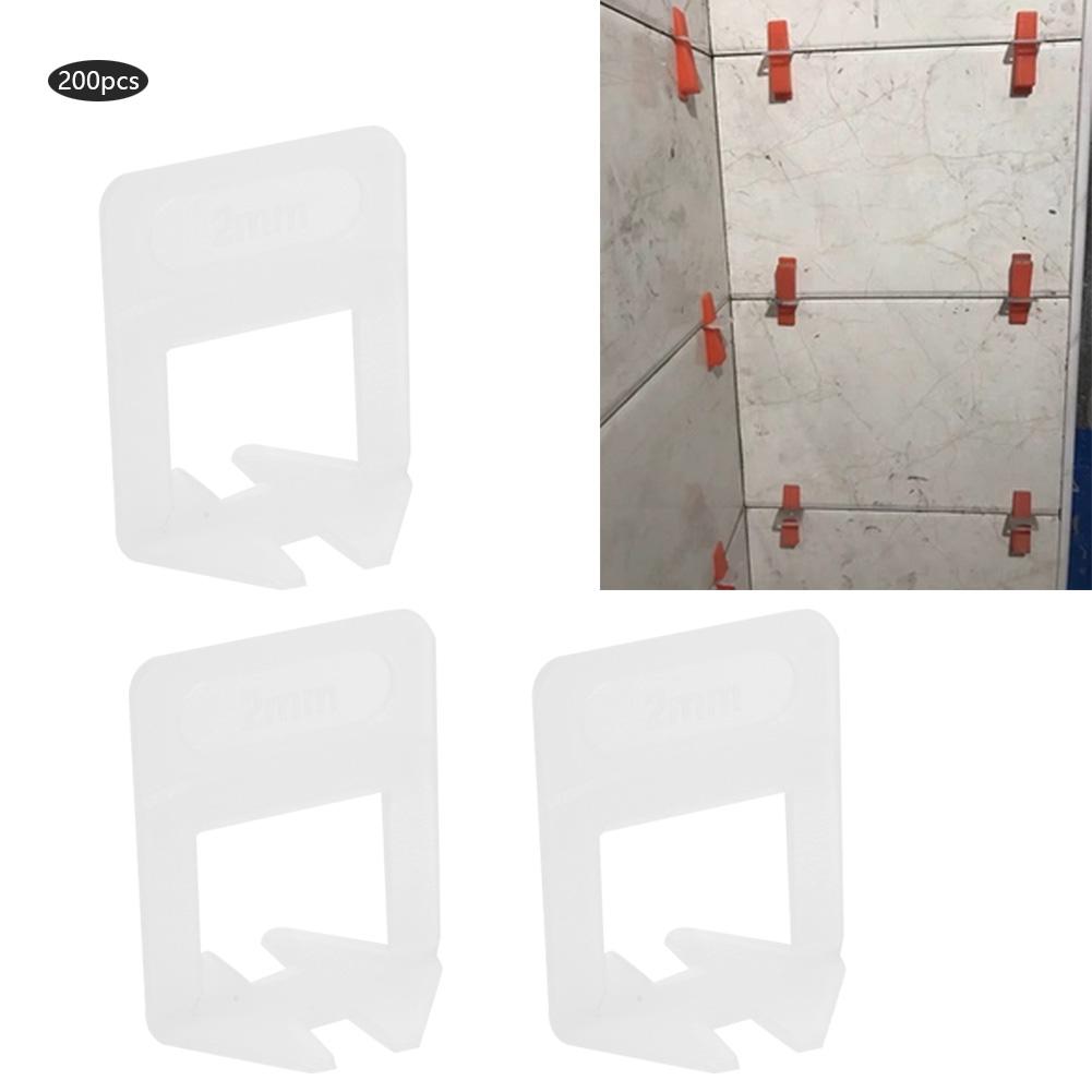 Buy 200Pcs 2mm Flooring Tiling Tool LeveLing System Clips Floor ...