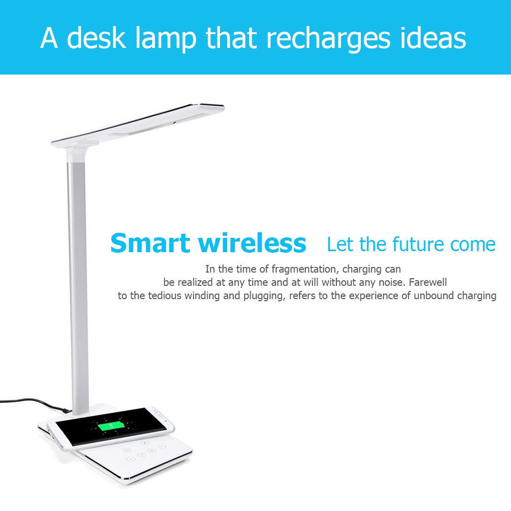 Buy Intelligent Qi Wireless Charging Lamp Eye Protection Folding LED ...