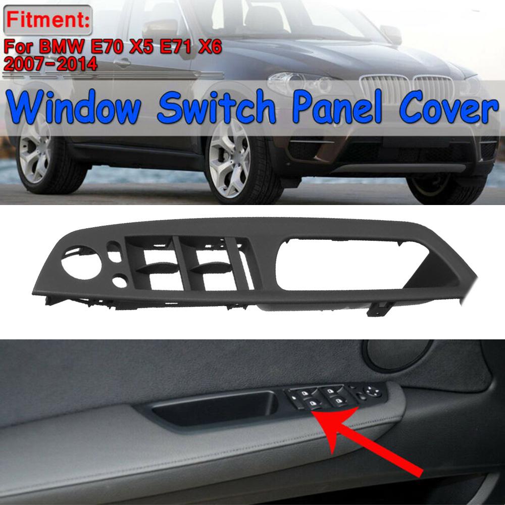 Buy Black Driver Door Left Window Switch Panel Cover For BMW E70 X5 E71 ...