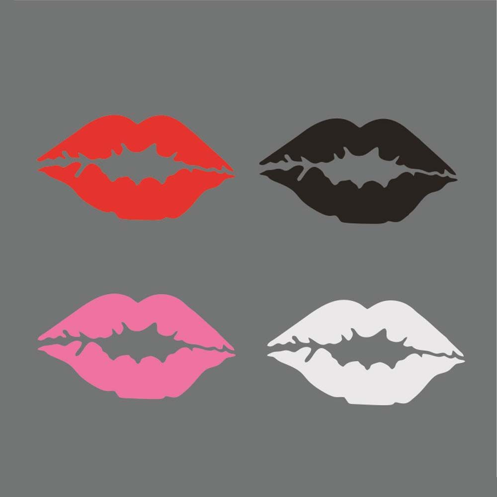 Satın alın Exterior Accessories Lip print Sticker Vinyl Stickers Red ...