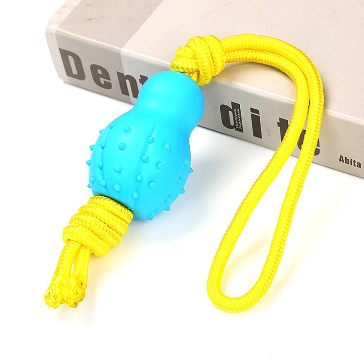 Buy Cute Pet Toy Roller Shape Double-headed Rope Toy Cat Dog Bite Toy ...