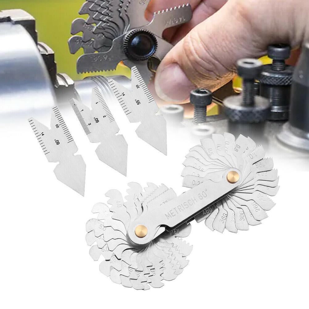 Buy 4Pcs 52 Blade Thread Gauge Kit 55°&60° Inch Cutting at affordable ...