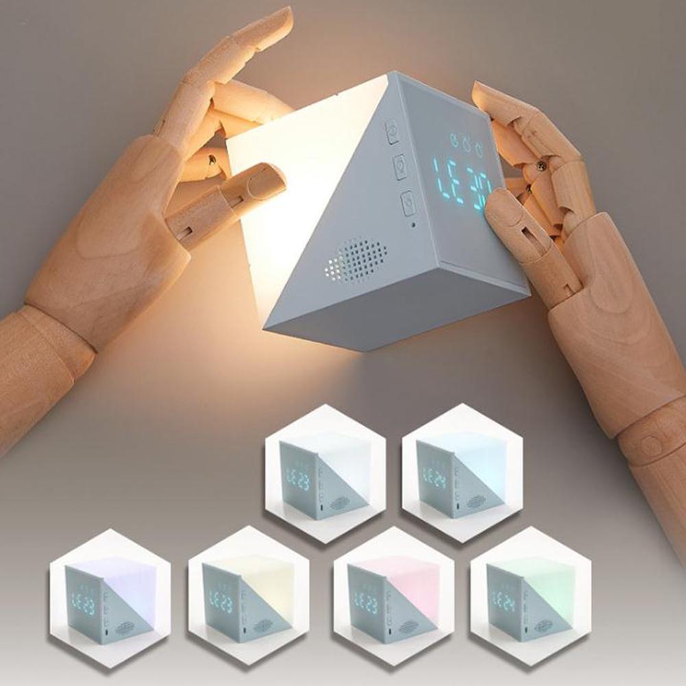 Buy Rubik's Cube Alarm Clock, Colorful Light Smart Temperature USB ...