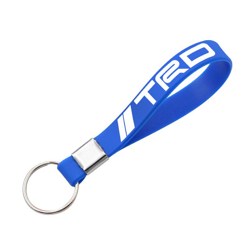 Buy 1 Pcs Metal Silicone Luminous TRD Badge Car Key Ring Keychain for ...