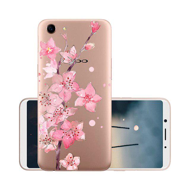 For Oppo F5 F7 A83 Realme 1 Phone Case Clear Transparent Soft Cover For ...