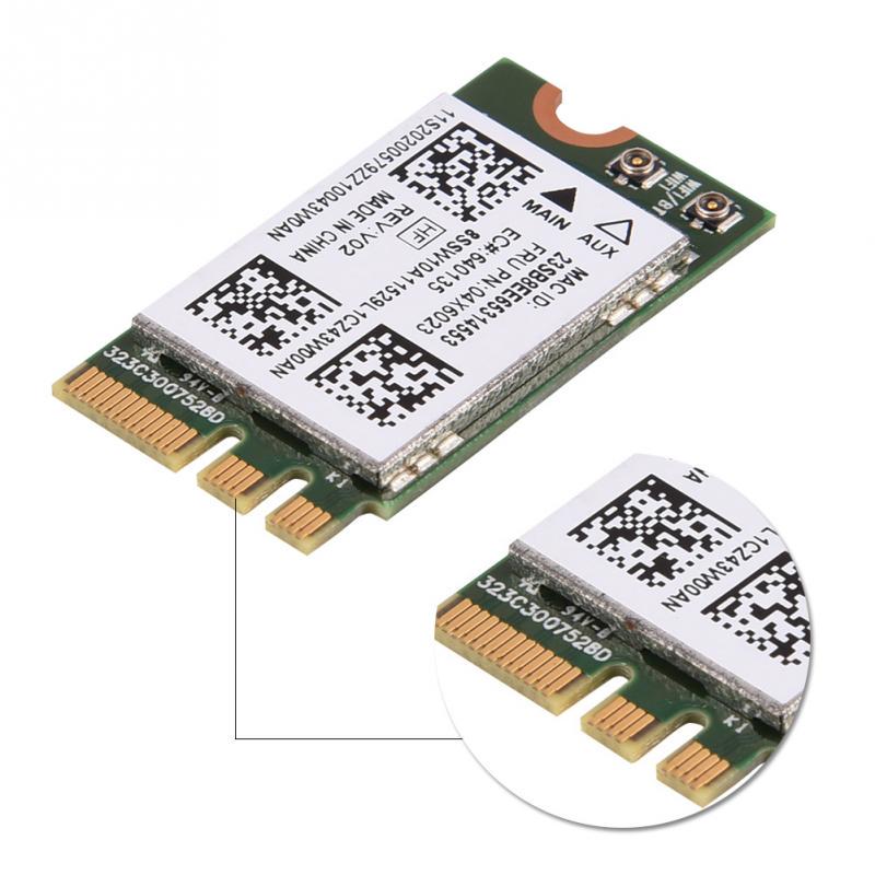 Buy 2.4G + 5G Dual-Band Bluetooth 4.0 WIFI Wireless Mini NGFF/ M2 Card ...