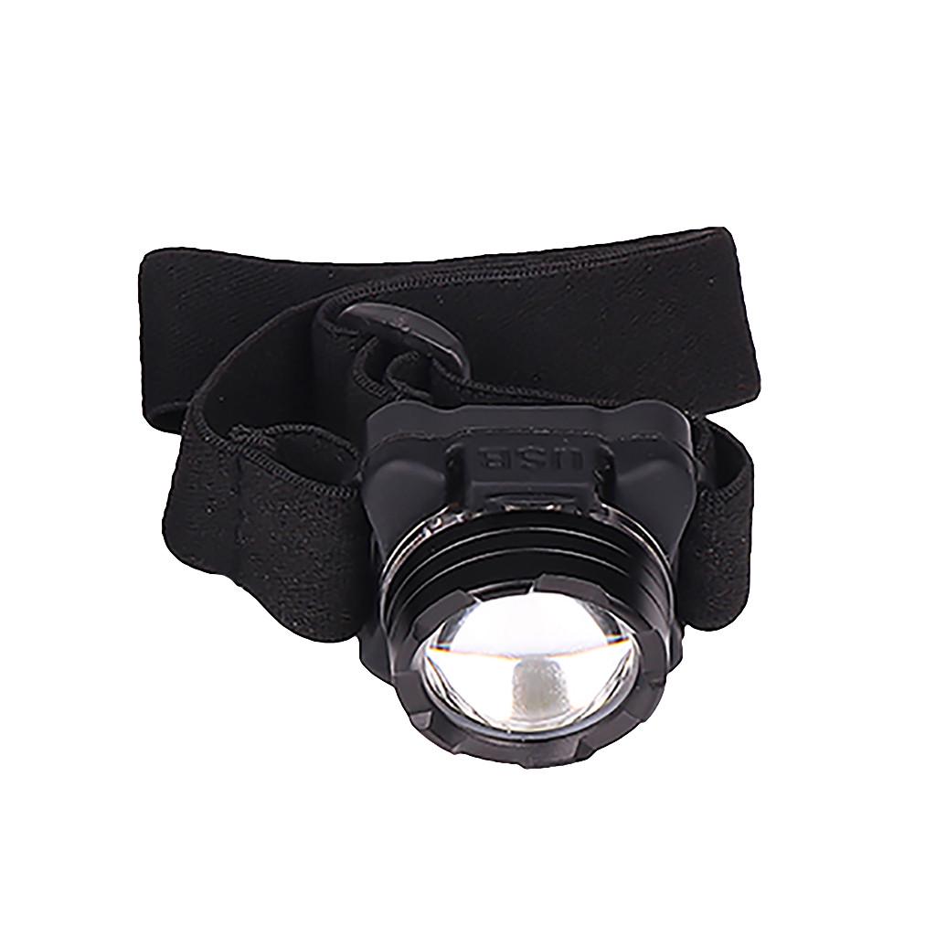 Cheap LED Mini Headlight Outdoor Red White Light USB Charging Light ...