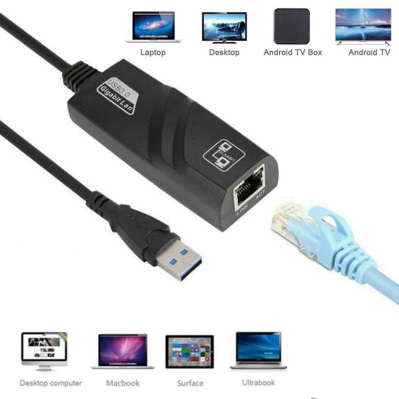 Buy Usb 3.0 Torj45 Gigabit Network Lan Adapter Internet Connector Hub ...
