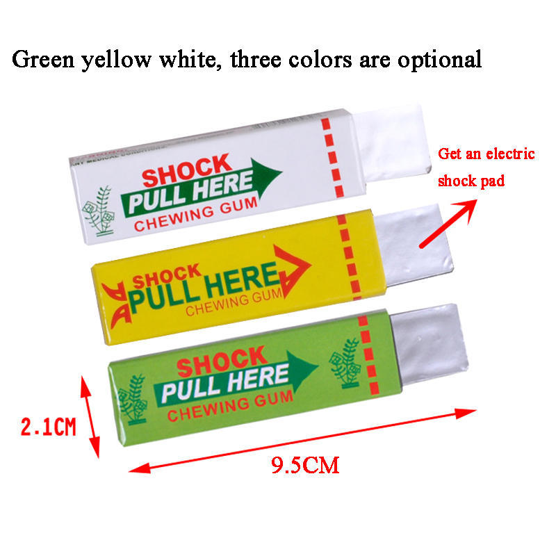 Buy Funny Kidding Electric Shock Joke Bubble Chewing Gum Prank Trick ...