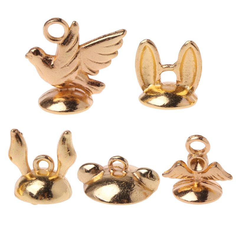 Buy 10Pcs Animal Bead Connectors End Bead Cap Bracelet Necklace Resin ...