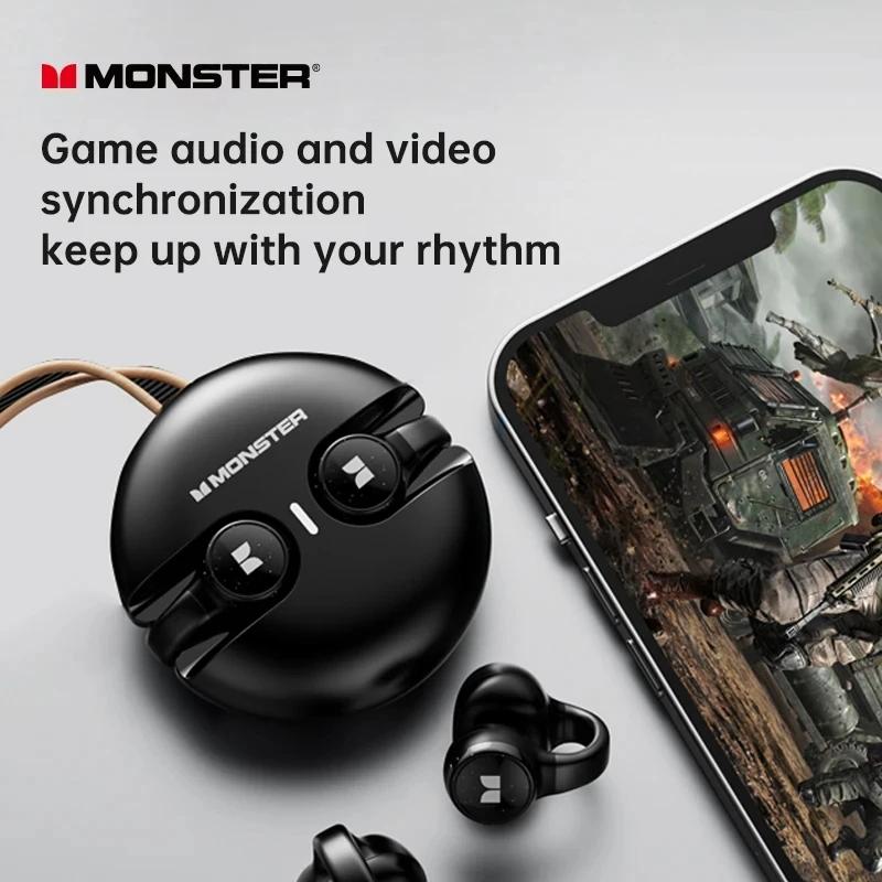 Cheap Monster XKT21 Wireless Bluetooth 5.3 Earphones Sports Earclip ...