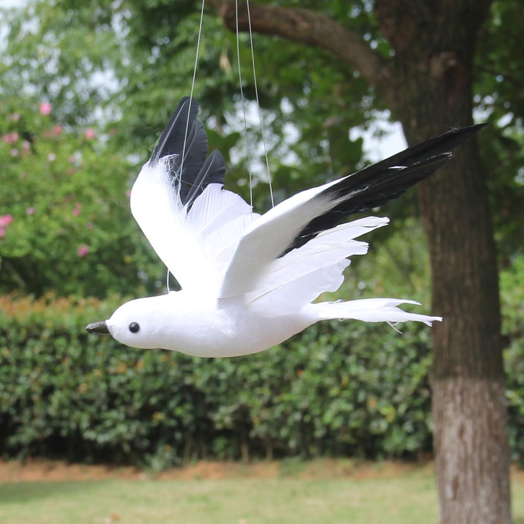 Buy 1PC Fake Artificial Feathered Seagull Decoy Realistic Seagull ...