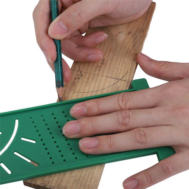 Buy Precision Aluminum Alloy Wood Write Mark Line T-Type Cross-Ruler ...