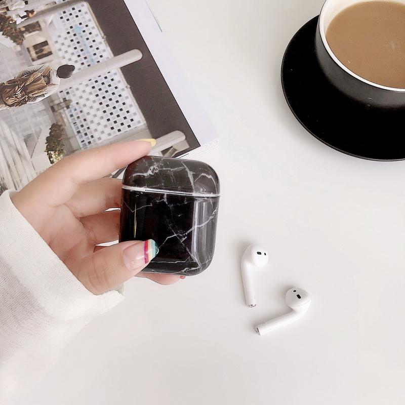 Buy Shockproof Marble Pattern Hard Case Cover For Apple Airpods ...