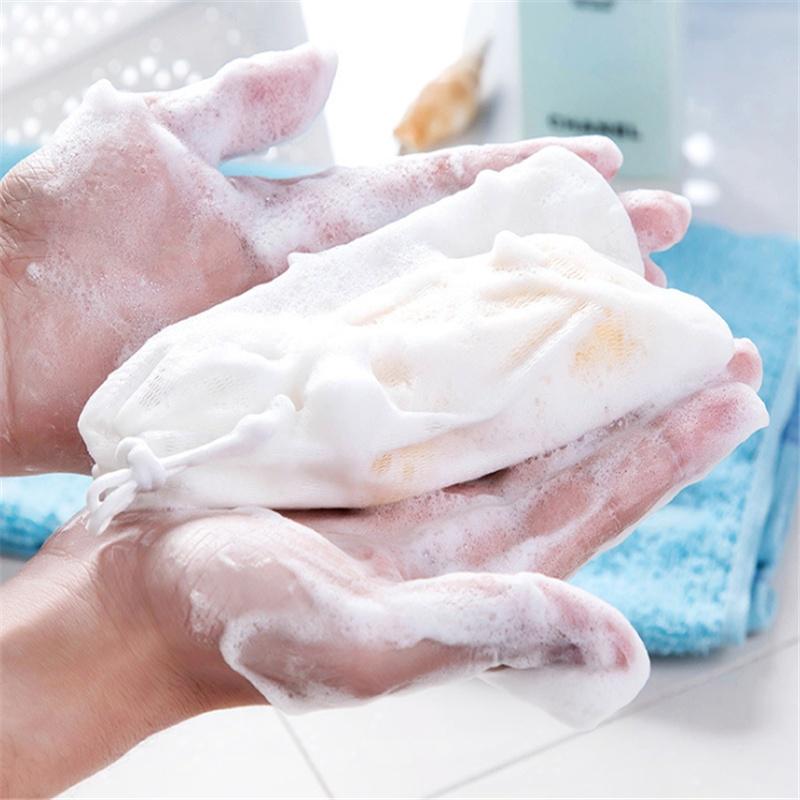 Buy Net Easy Bubble Mesh Bag Soap Blister Mesh Soap Net Foaming at ...