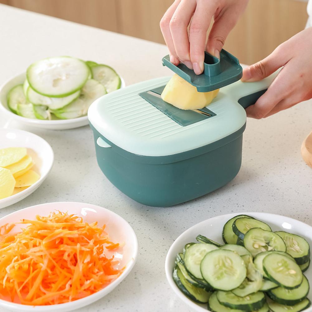 Buy Multifunctional Vegetable Cutter With Hand Guard Water Scoop-Shaped ...