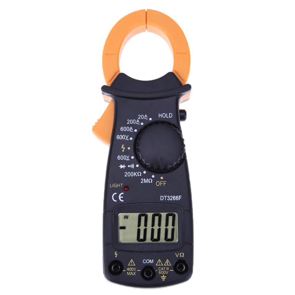 Buy Digital Clamp Ammeter DT3266F Voltage Current Resistance Mini Clamp ...