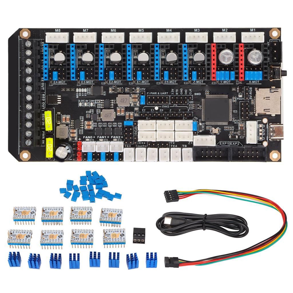 Buy 3D Printer Motherboard Integrated TMC2209 Kit Spider V2.2 ...