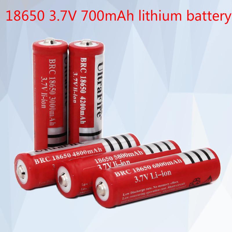 18650 3.7V 700mAh lithium battery Rechargeable Battery Multi-purpose ...