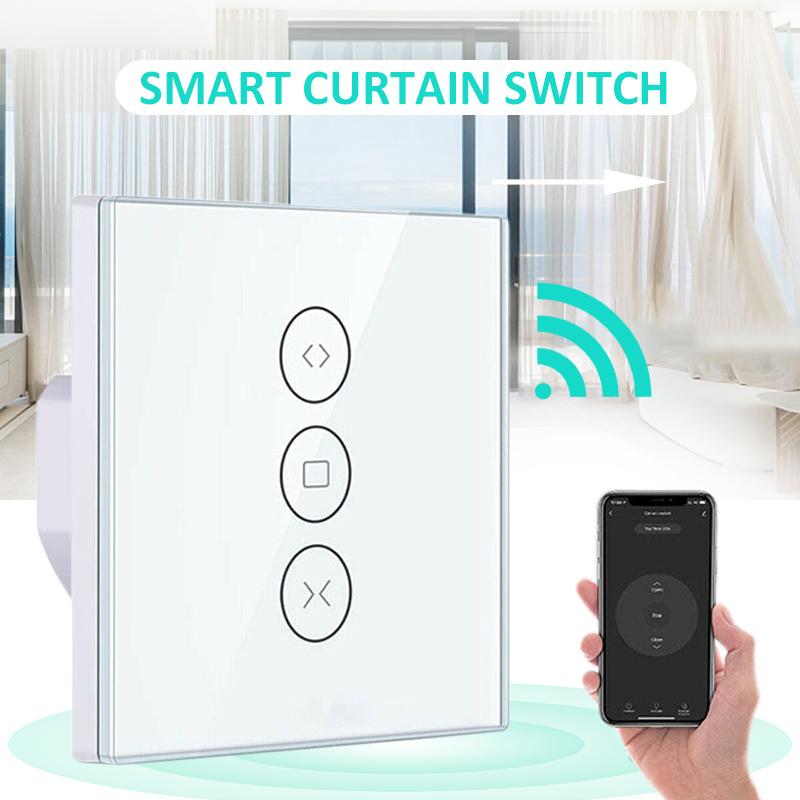 Buy PDTO New Smart Roller Shutter Timer WiFi Curtain Switch Voice ...