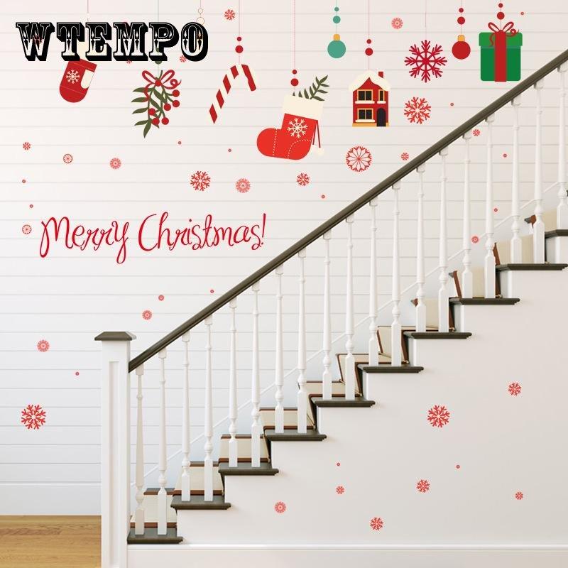 Buy Christmas Gift Decoration Stickers Clothing Shop Window Stickers ...