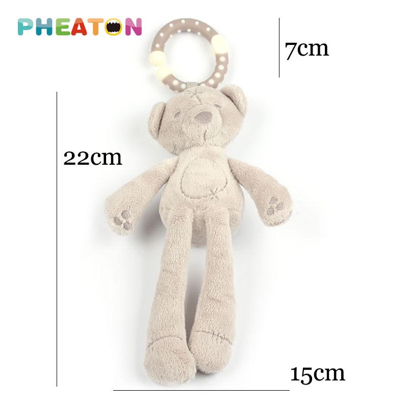 Infant Baby Rattle Cute Rabbit Bed Stroller Hanging Bell Musical Mobile ...