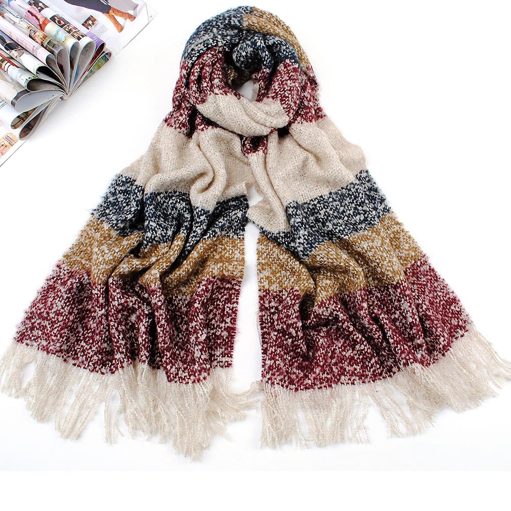 Buy Hanyu Fashion Knit Scarf Winter Designer Scarf Winter Designer ...