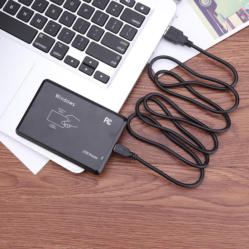 Buy 125KHz RFID Reader EM4100 Proximity USB Sensor Free Driver Smart ID ...