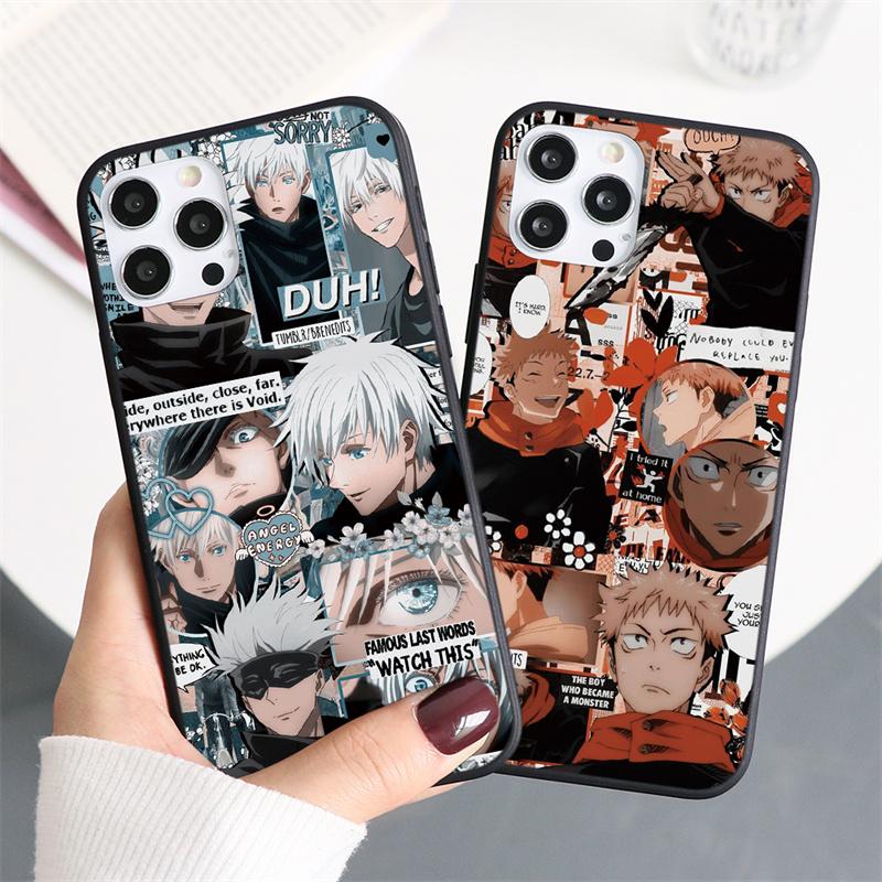 Buy Jujutsu Kaisen Pattern Phone case for iPhone 7 11 12 13 Pro Max ...