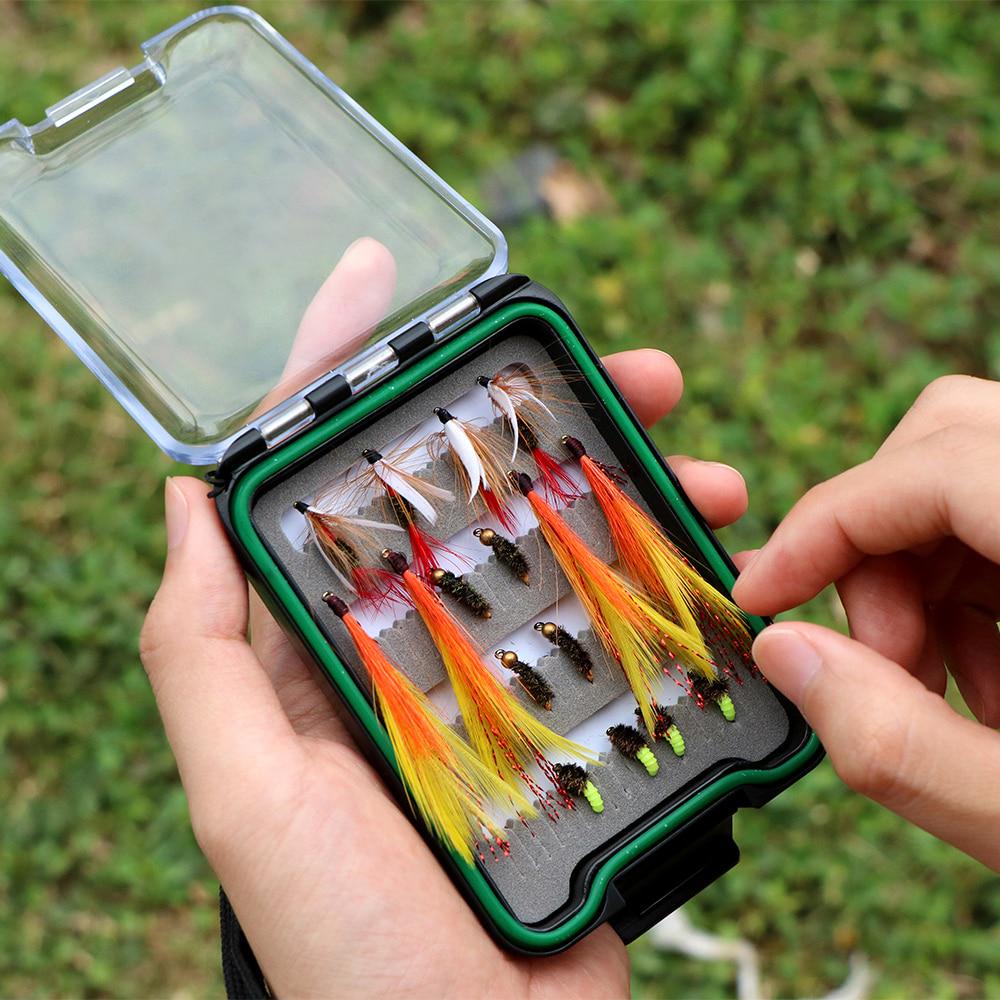 Buy 16pcs Fly Fishing Flies Kit Dry/Wet Flies, Nymph and Streamer Hook ...