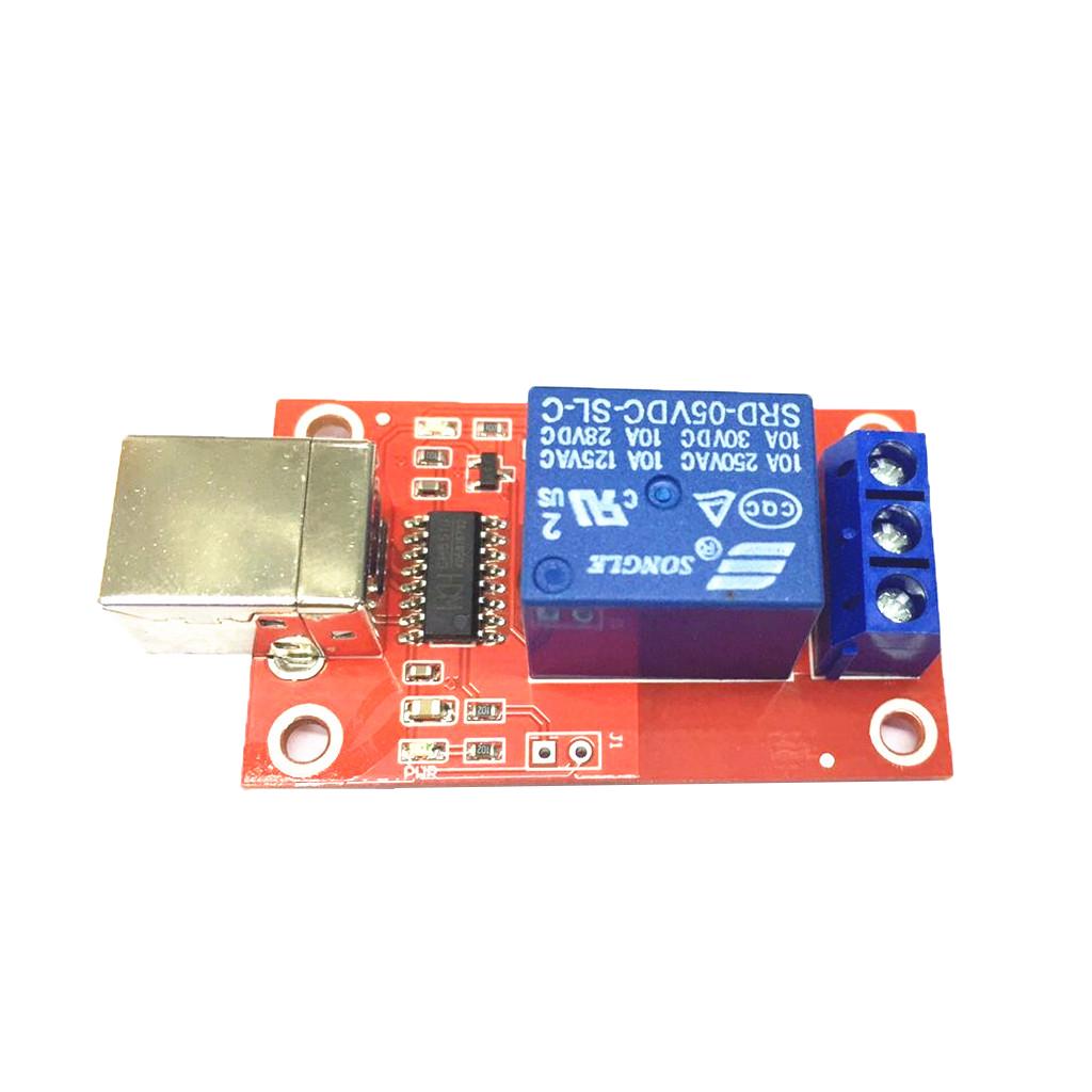 Buy DC 5V 1 Channel USB Relay Module Programmable Computer PC Smart ...