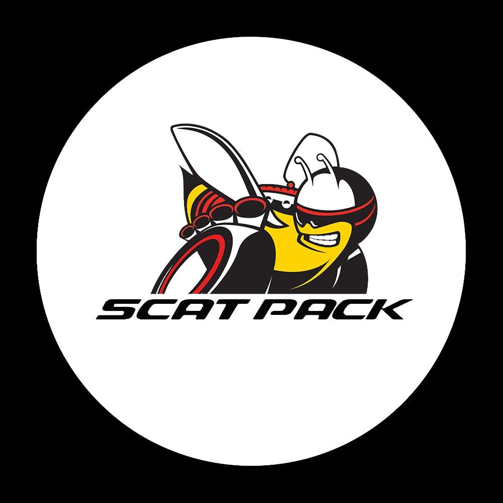 💰Kaufe 2 Stück Scat Pack Logo HD LED Auto Tür Licht für Dodge ...