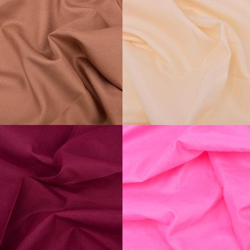 Practical Good Quality Imitation Cotton Cloth Solid Color Polyester ...