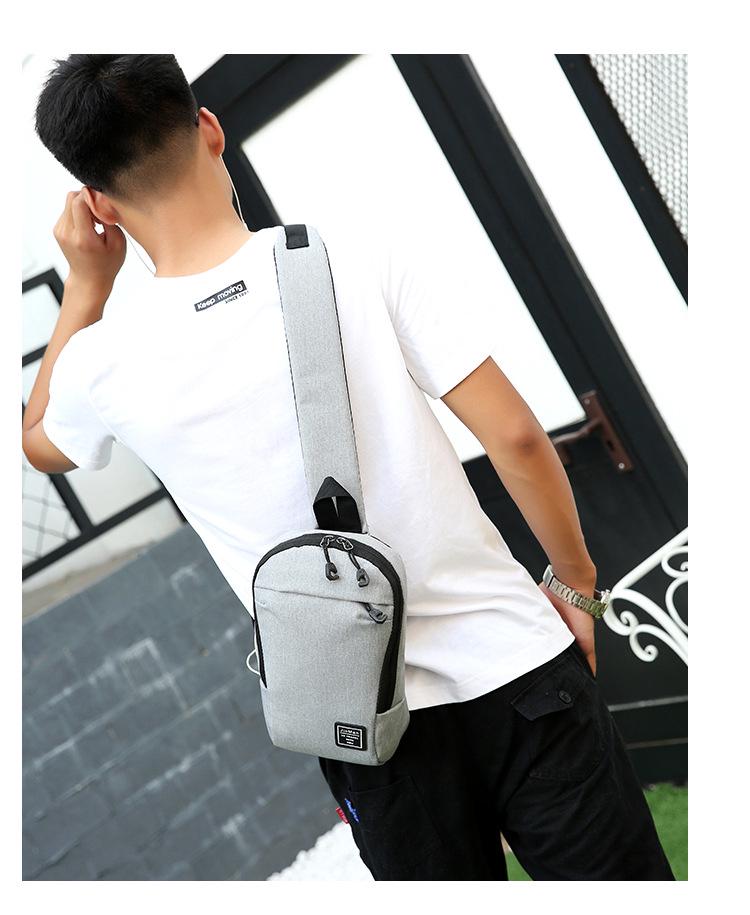 Buy Encontrar Unisex Anti-Theft Male Chest Bag Men Hidden Shoulder ...
