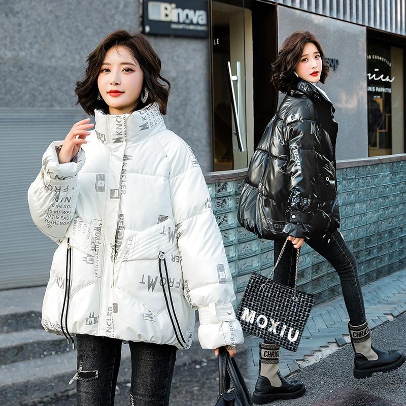 Parka Female Suits Winter Coat Shiny New Bread or Lend Students Down ...