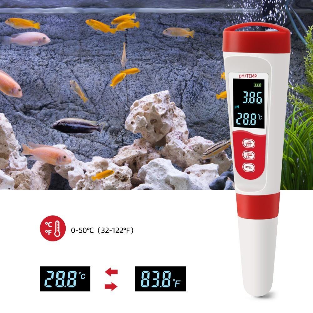Buy PH Meter Tester Pen Aquaculture Detachable Electric Sensitive at ...