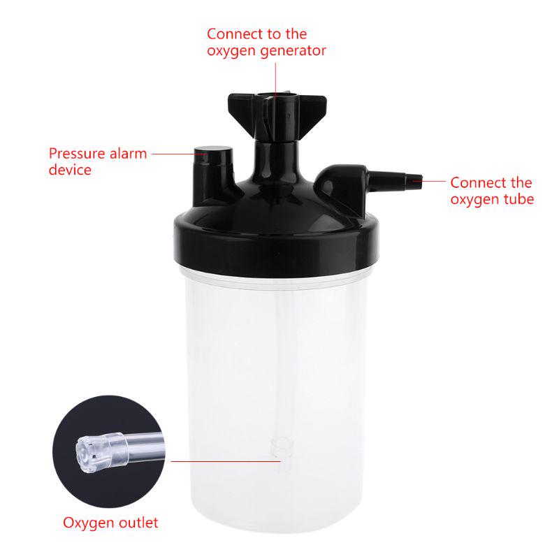 Humidifier Water Bottle for Oxygen regulator HIGH FLOW Oxygen Bubbler ...