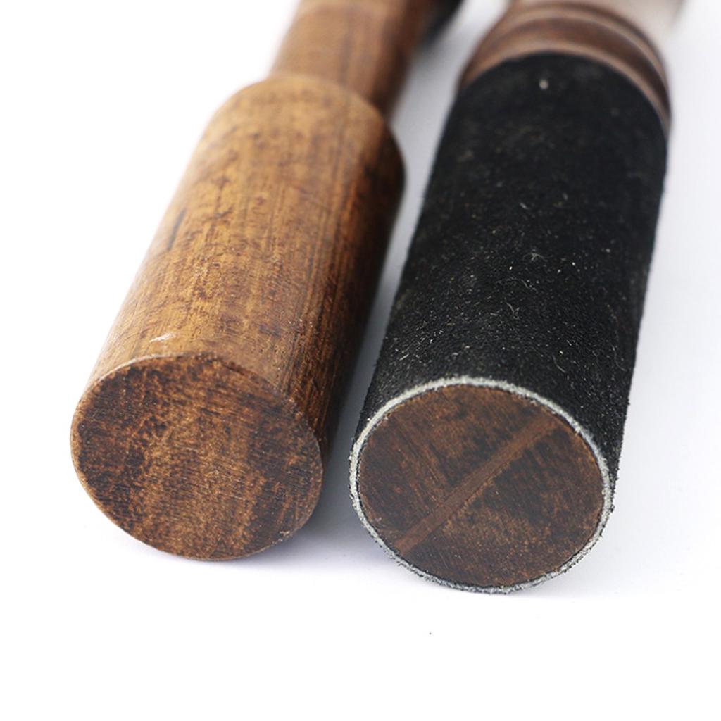 Buy Leather-Wrapped Tibetan Hard Wood Singing Bowl Striker Mallet at ...