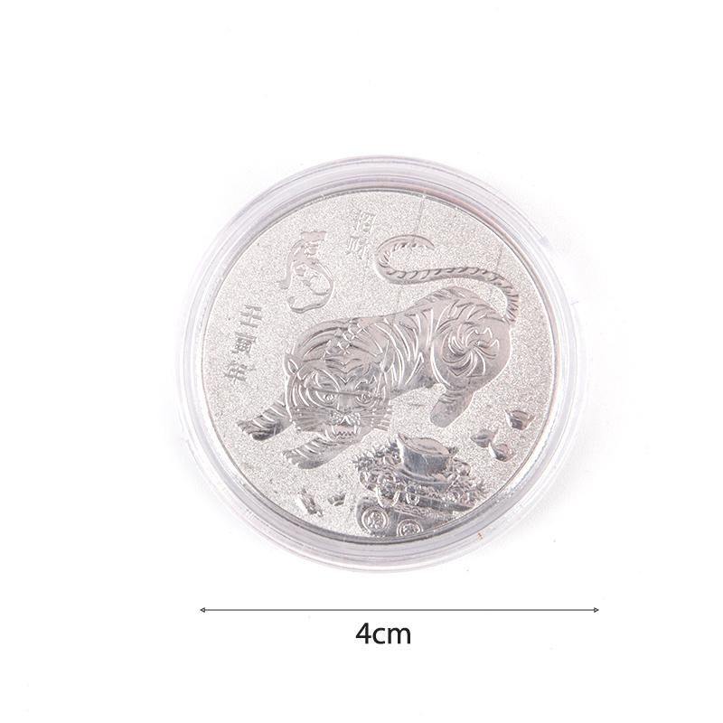 Buy Box Packaged Lucky Tiger Commemorative Coin Chinese Zodiac Tiger ...