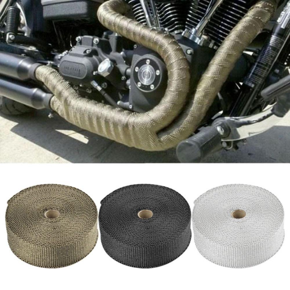 Pipe Wrap Insulation Tape Fiberglass Heat Shield Exhaust Pipe Cloth