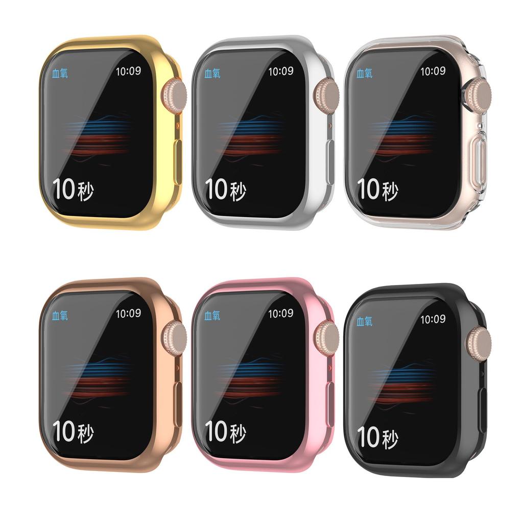 Buy Cover for Apple Watch Case 41mm 45mm Accessories Soft All-around ...