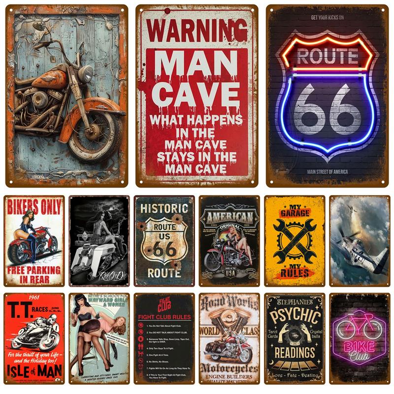 Cheap Bedroom Metal Signs Retro Metal Plate Posters Wall Art Mural ...