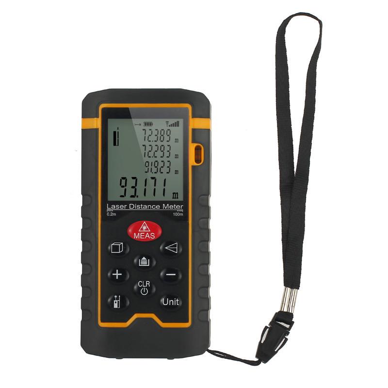 Buy 100m/80m/60m/40m Digital LCD Laser Distance Meter Range Finder ...