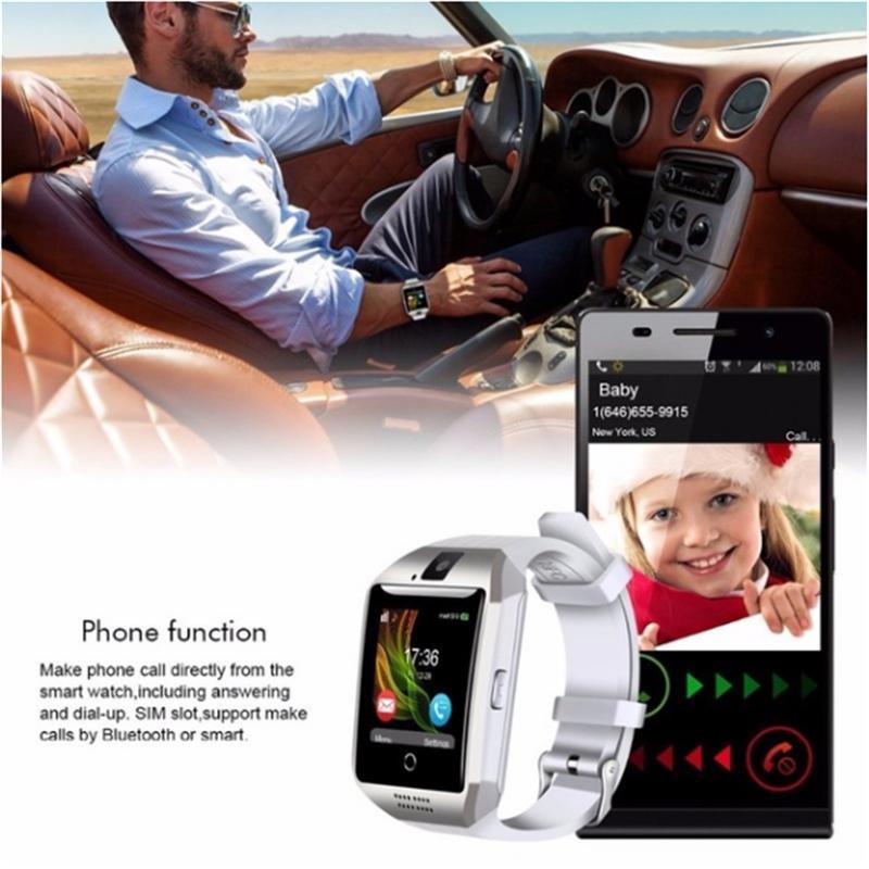 Buy Q18 Smart Watch Sport Bluetooth Clock Music Watches Support SIM ...