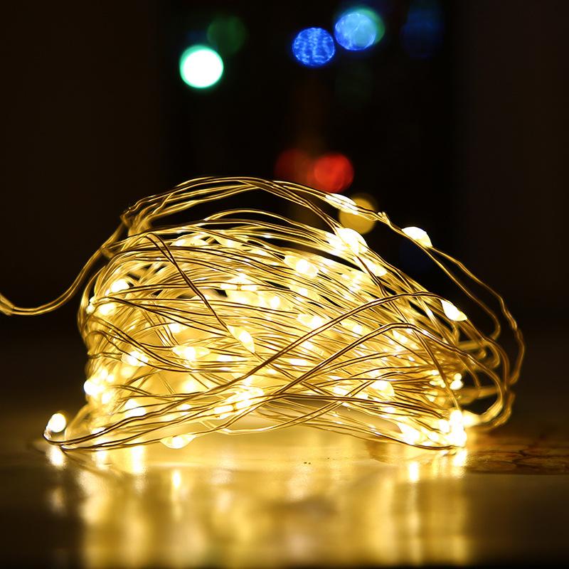 String & Fairy Lights Home & Garden 20 30 50 100 LED Battery Micro Rice ...