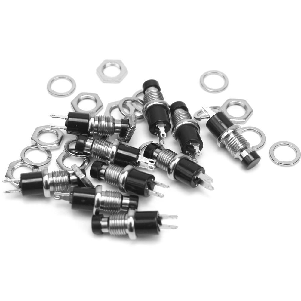 10Pcs Mini Miniature Momentary N/O On-Off Micro Push Button SPST Switch ...