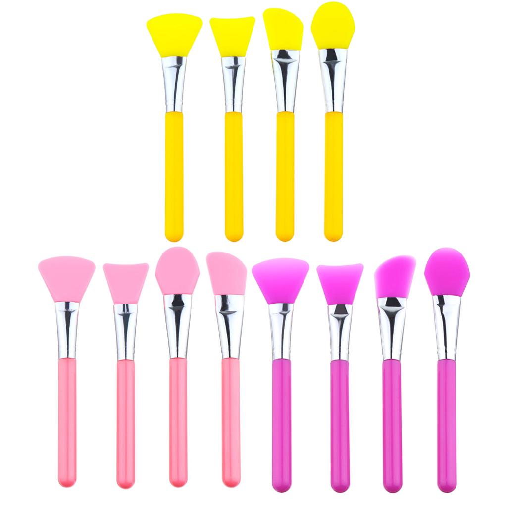 Buy 4x Silicone Soft Face Mask Brushes Mud Mask/Body Lotion Applicators ...