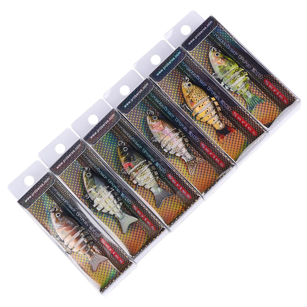 5cm 2.35g Multi-segment Fishing Lure Hard Bait Swimbait Crankbait ...